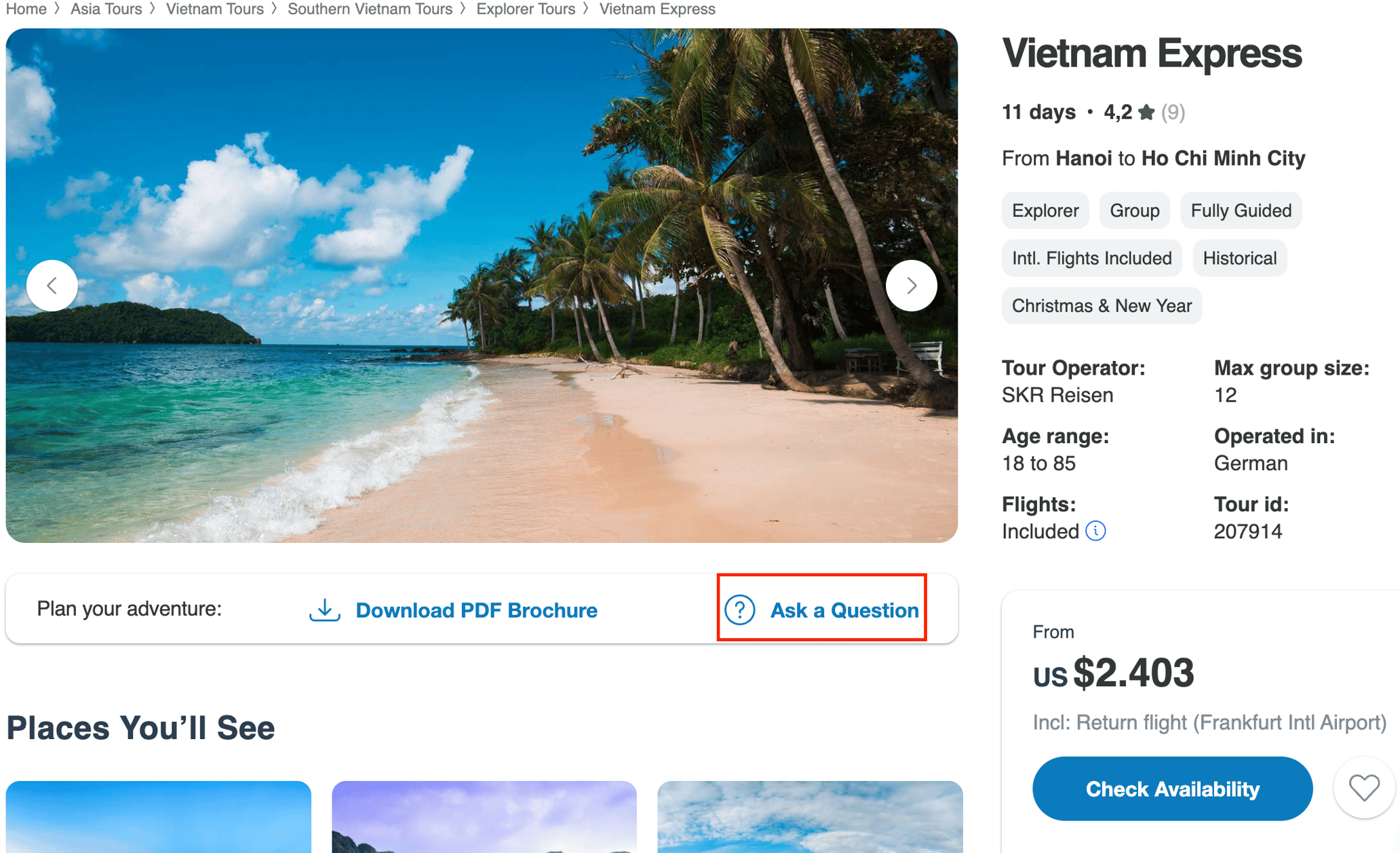 How do I contact TourRadar or the tour operator?